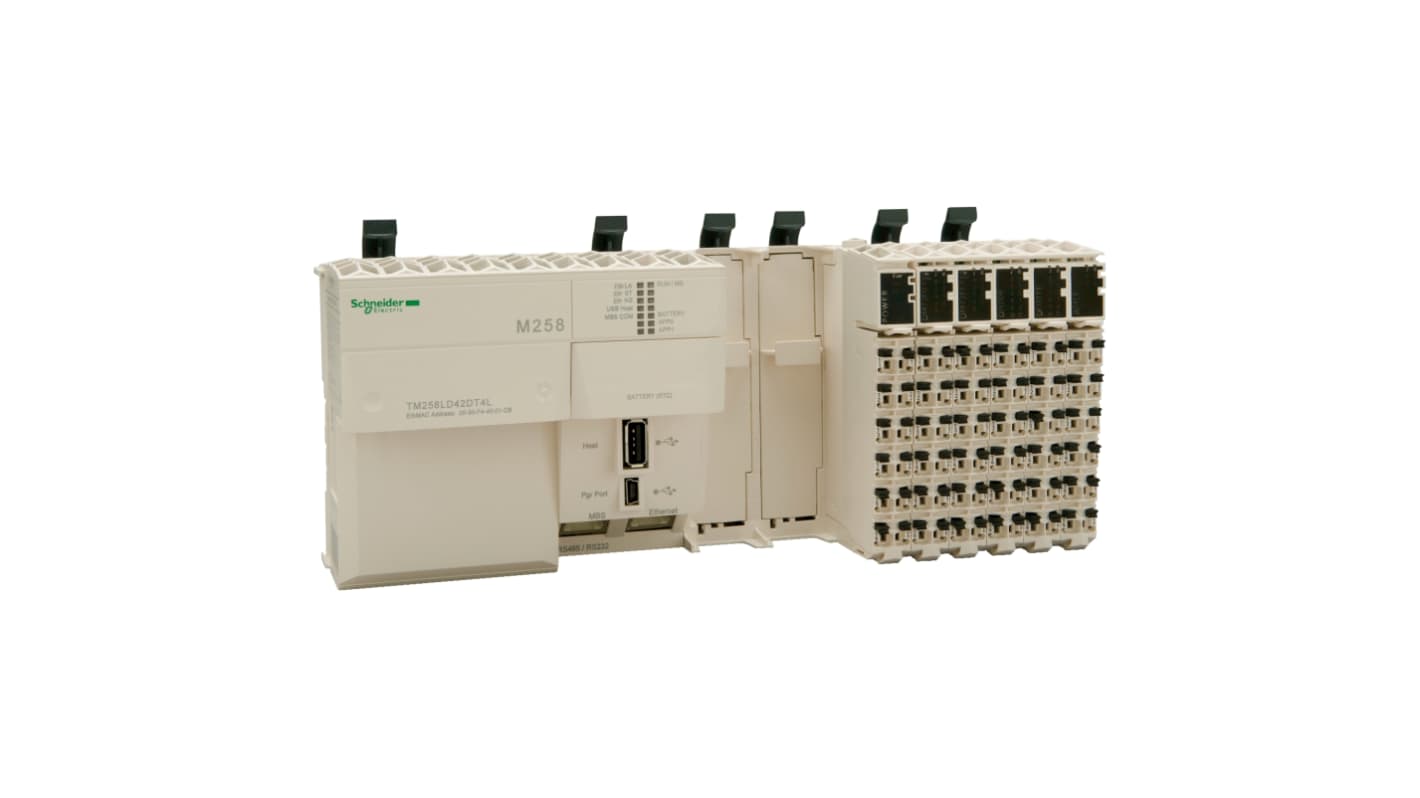 TM258LD42DT4L | Schneider Electric Modicon M258 Series PLC CPU for Use ...