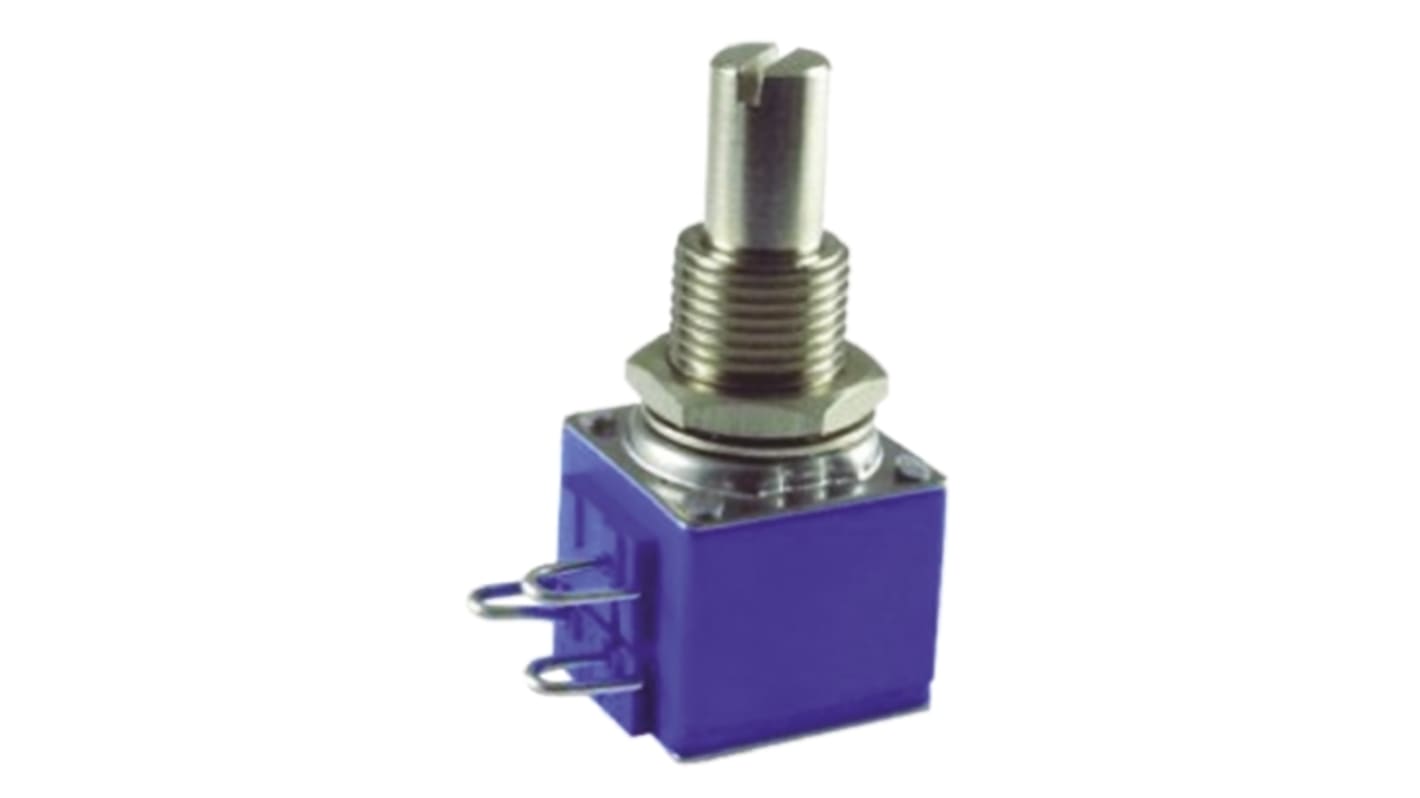 Bourns 500kΩ Rotary Potentiometer Continuous-Turns 1-Gang Panel Mount ...
