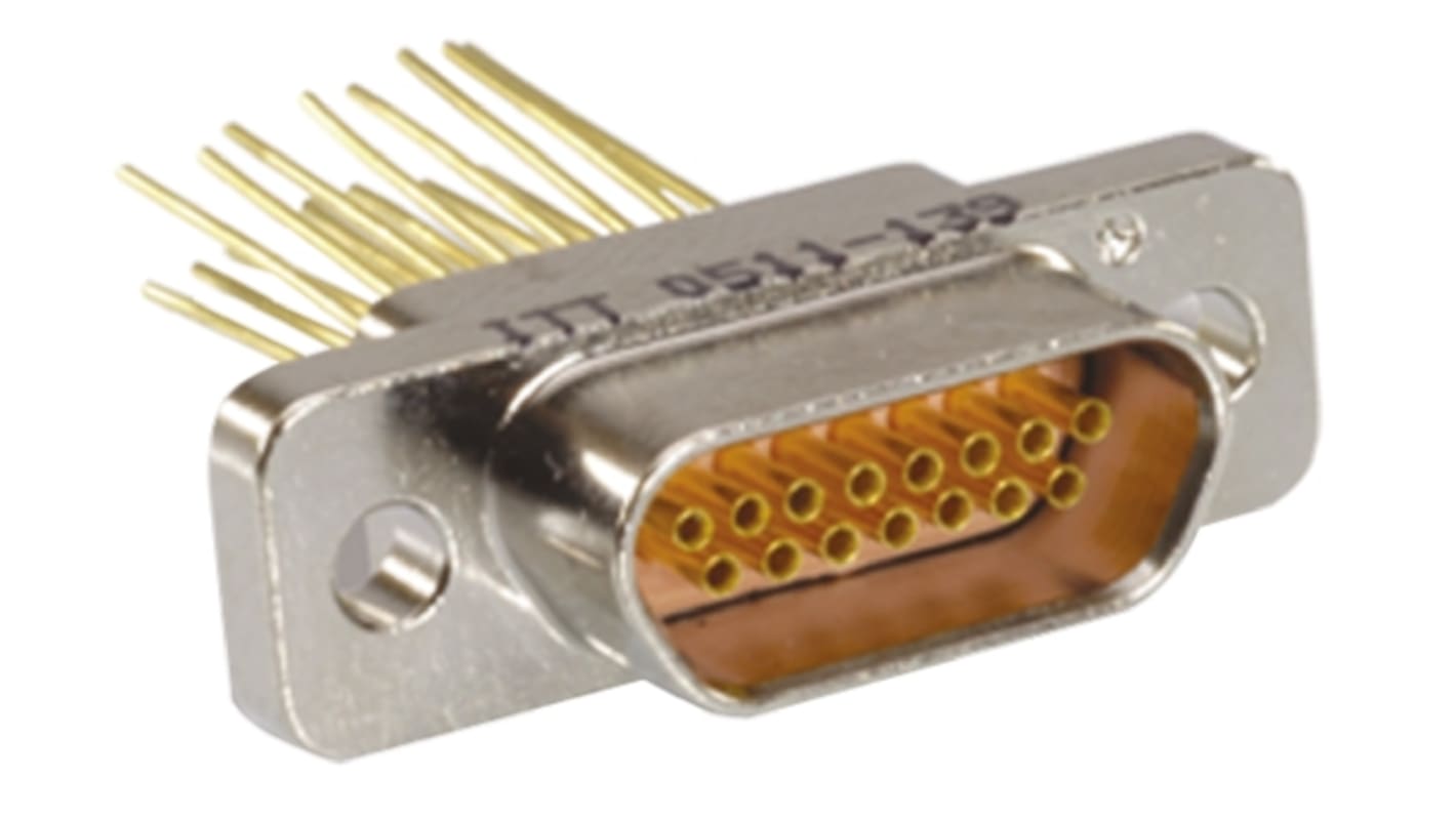MDM-9SL1B-A174 | ITT Cannon MDM 9 Way Panel Mount D-sub Connector ...