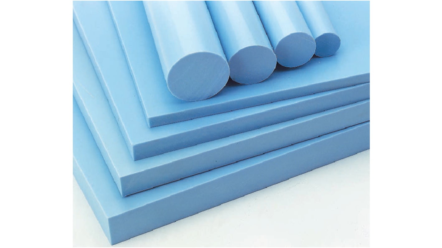 Tufset Blue Polypropylene (PP) Rod, 1m x 50mm Diameter | RS
