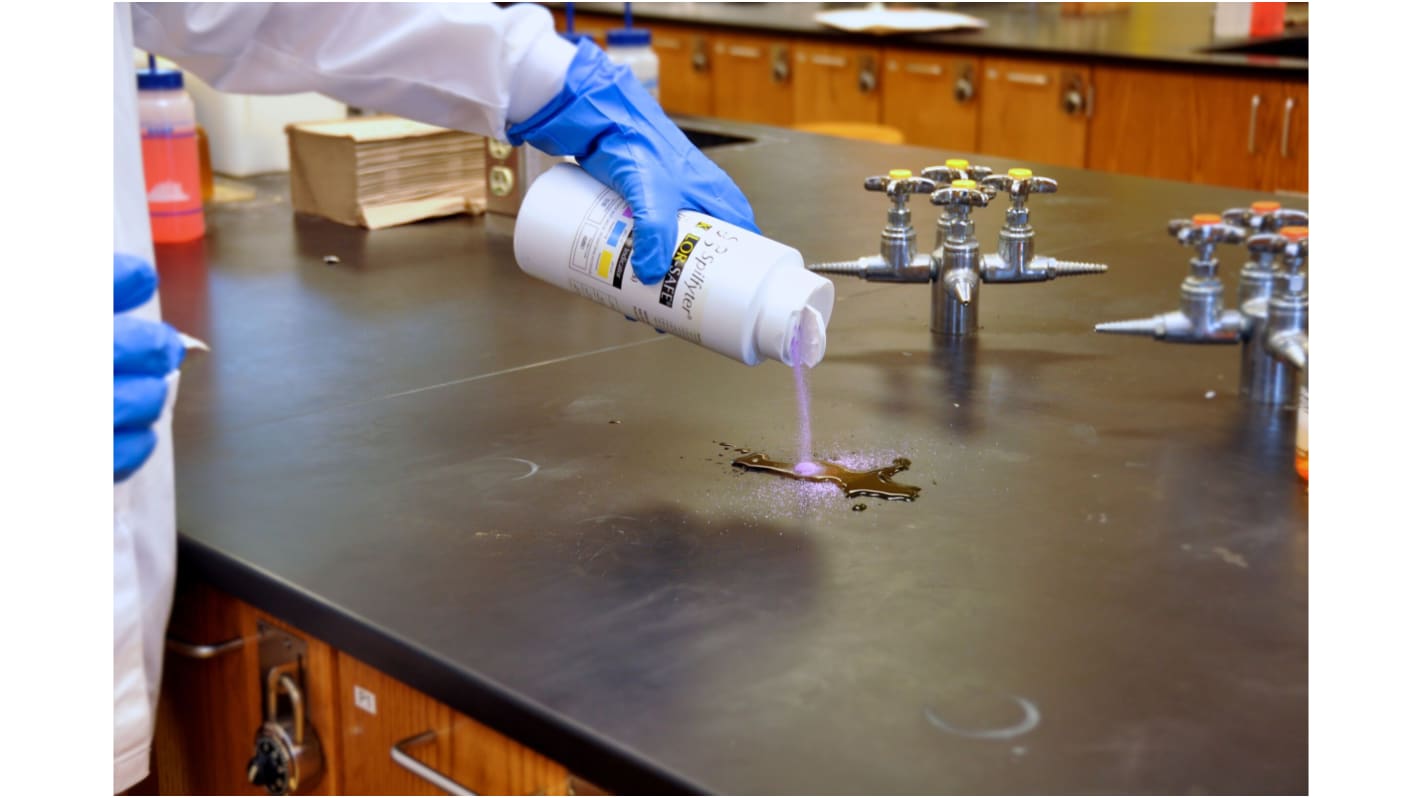 35-1080 | Lubetech Powder Spill Absorbent for Chemical Use, 1 per Pack | RS