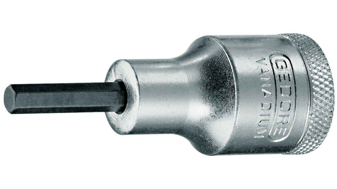 IN 19 10 | Gedore Hexagon Screwdriver Bit, 10 mm Tip, 1/2 in Drive, Hex ...