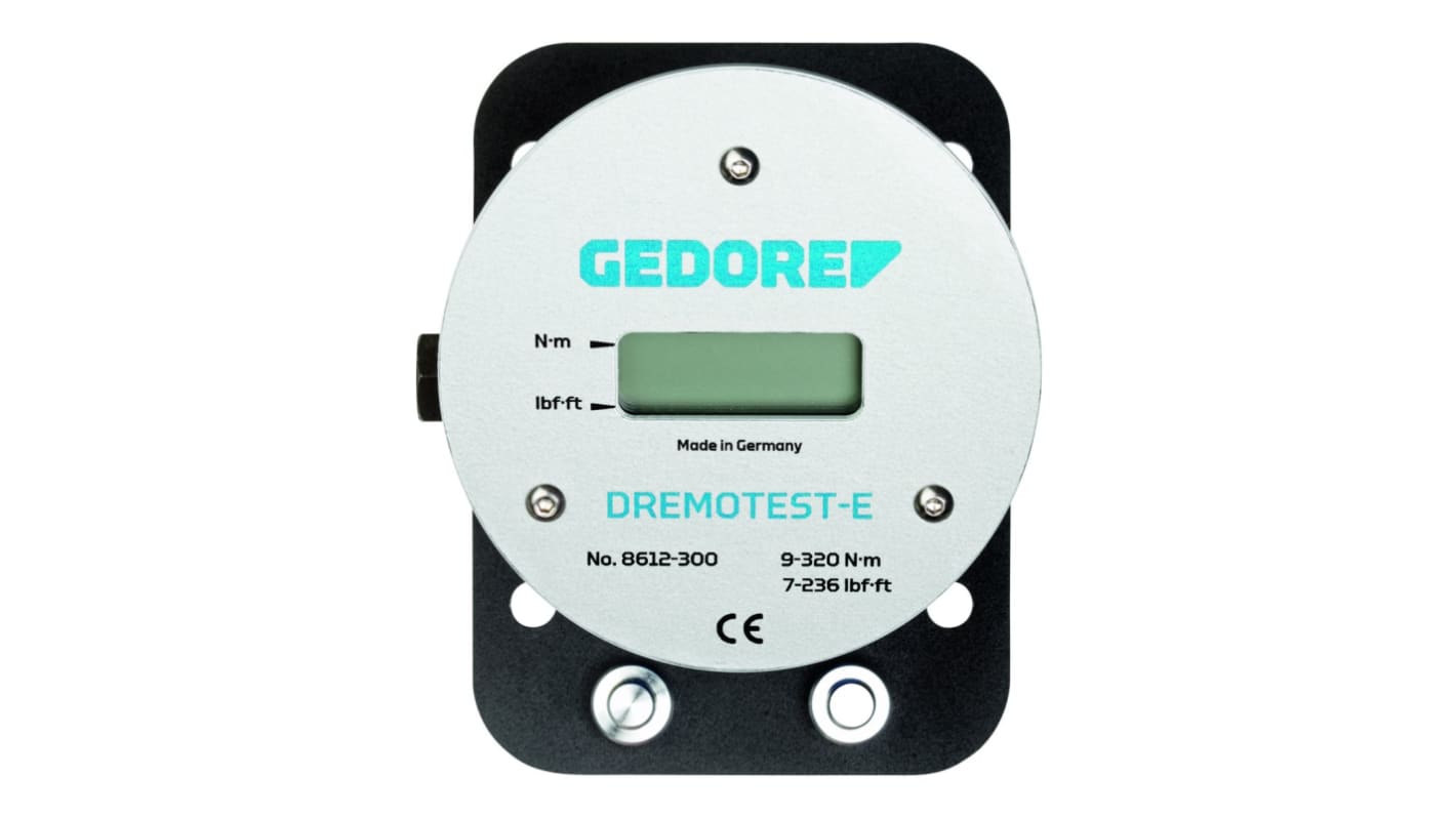 8612-300 | Testeur de couple Gedore 9 → 320Nm, 17mm | RS