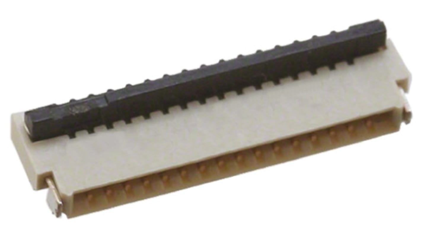 FH34S-16S-0.5SH(50) | Hirose, FH34S 0.5mm Pitch 16 Way Right Angle Female FPC Connector, ZIF Top ...