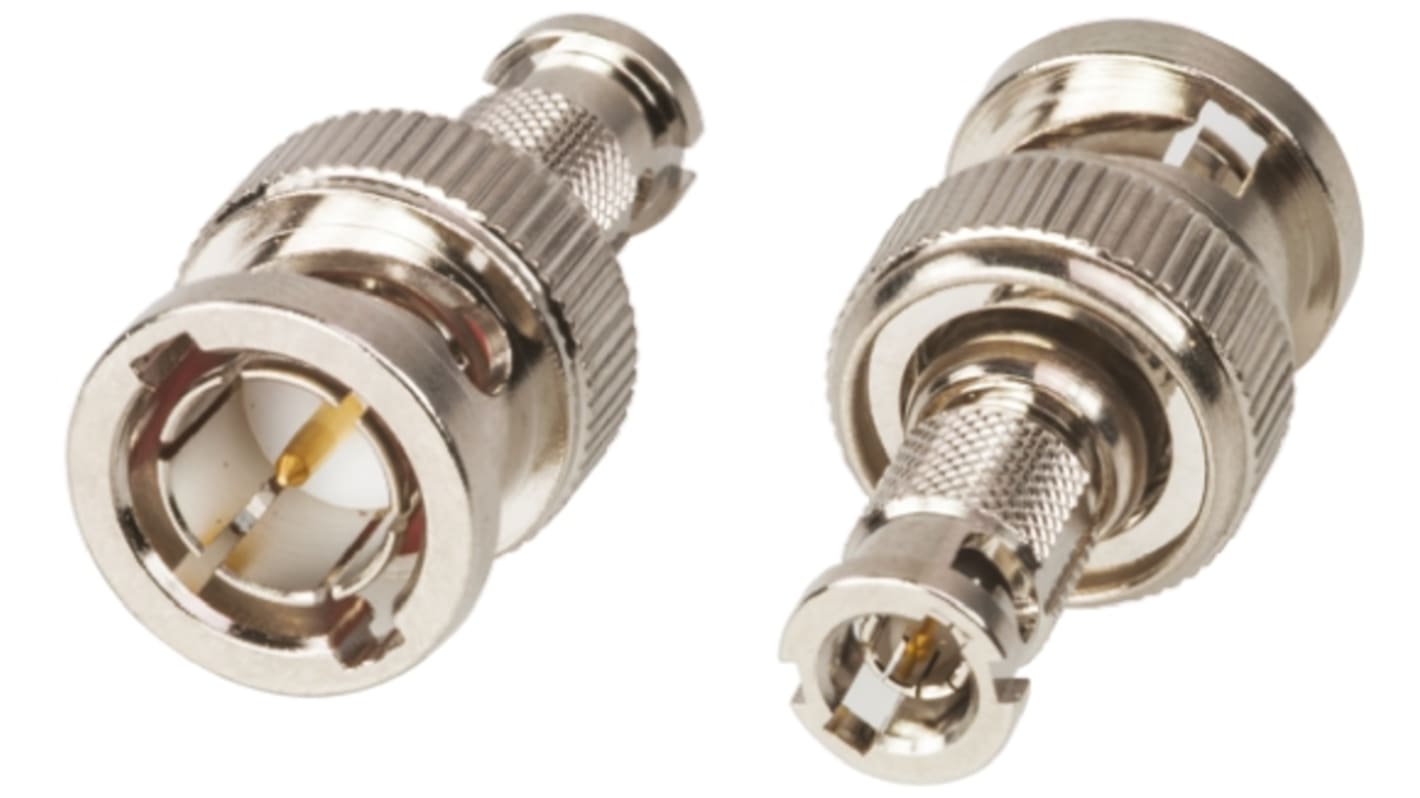 APH-BNCP-HDBNCP | Amphenol RF Straight 75Ω RF Adapter BNC Plug to HD BNC Plug 3GHz | RS