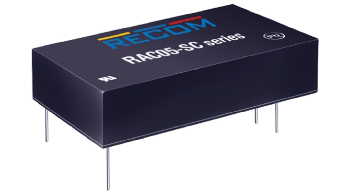 Recom スイッチング電源 5V dc 1A 5W RAC05-05SC | RS