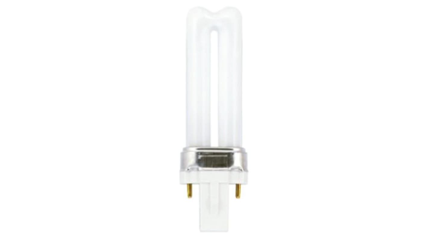 37660 | G23 Stick Shape CFL Bulb, 7 W, 4000K, Cool White Colour Tone | RS