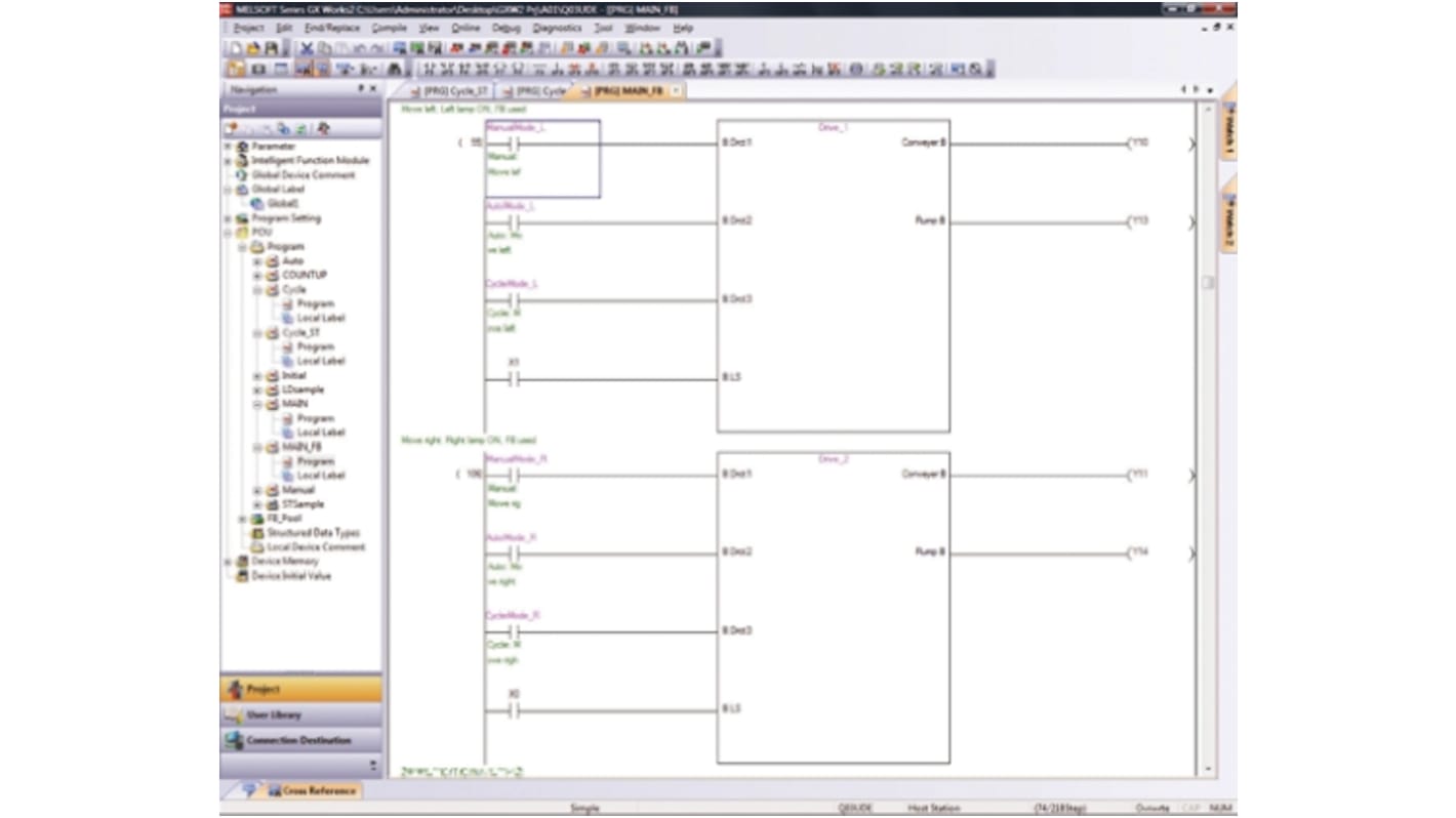GX Works2 V01-5L0C-E | Mitsubishi PLC Programming Software for Use with ...