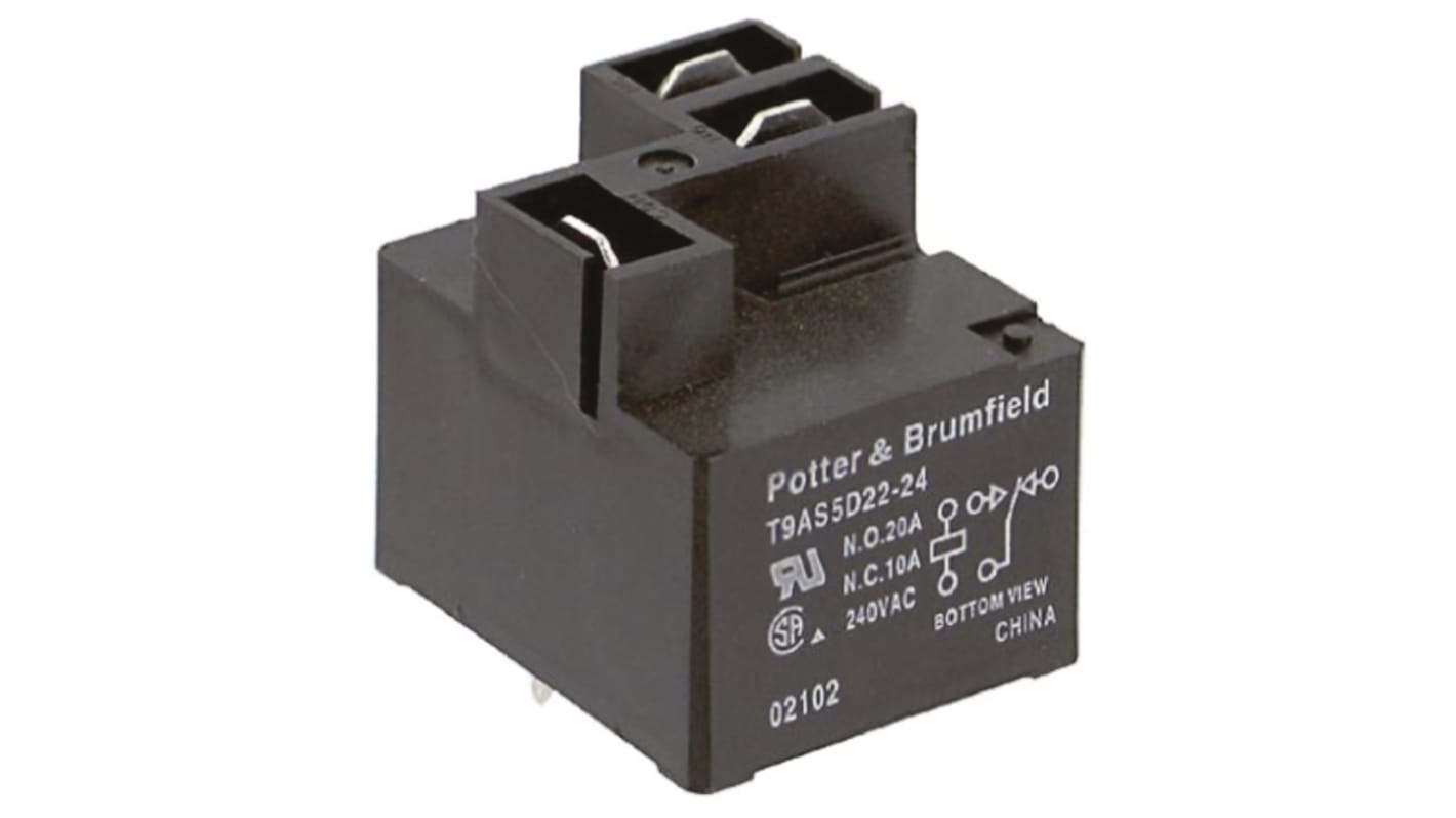 T9AS5D22-24 3-1419104-6 | TE Connectivity PCB Mount Power Relay, 24V ...