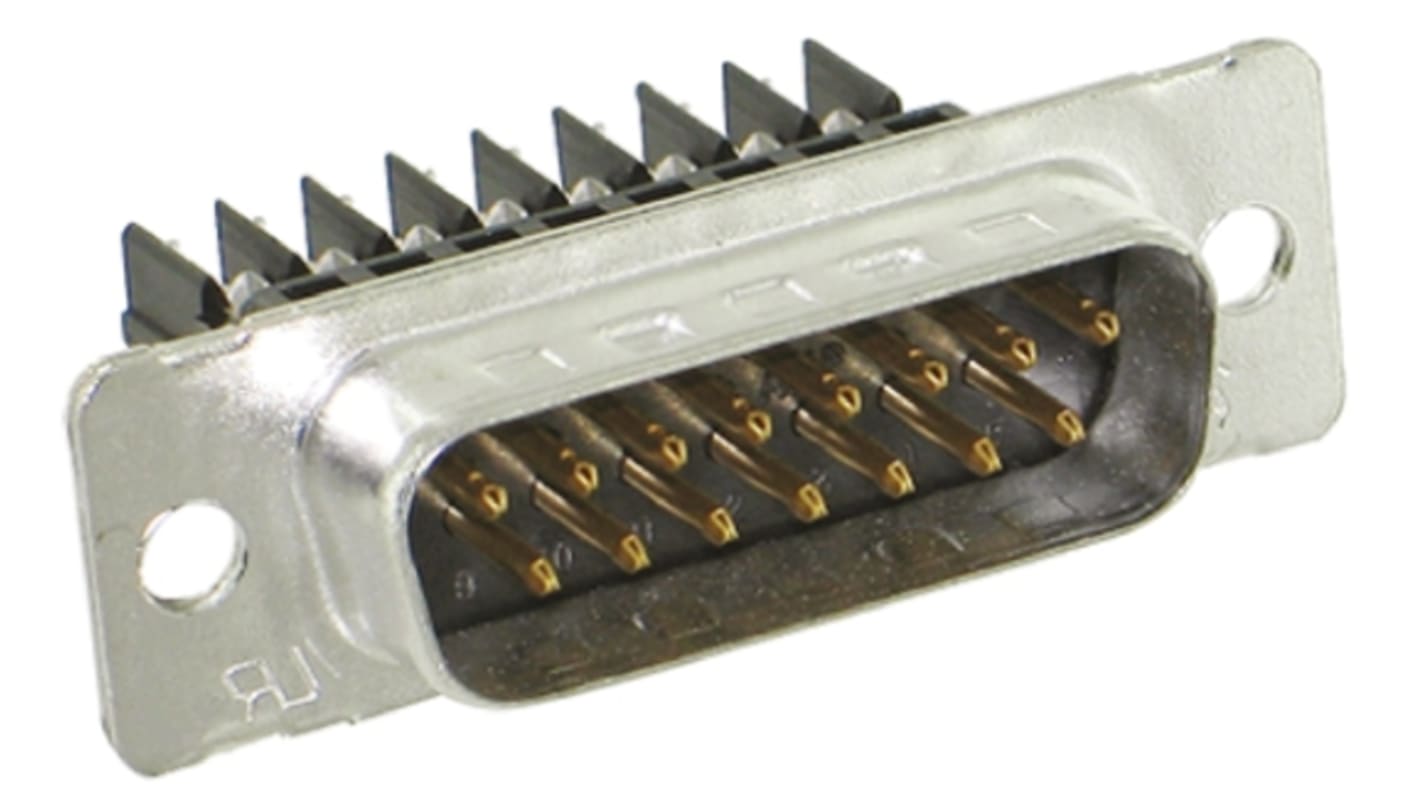 1-745494-6 | TE Connectivity Amplimite HDE-20 15 Way Cable Mount D-sub Connector Plug, 1.27mm ...