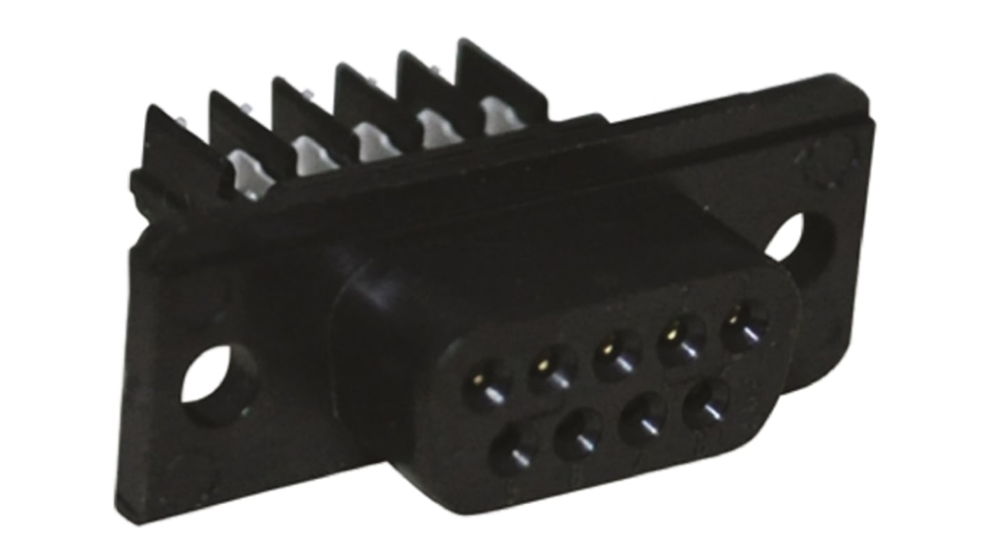 745201-7 | TE Connectivity Amplimite HDE-20 9 Way Cable Mount D-sub Connector Socket, 1.27mm ...