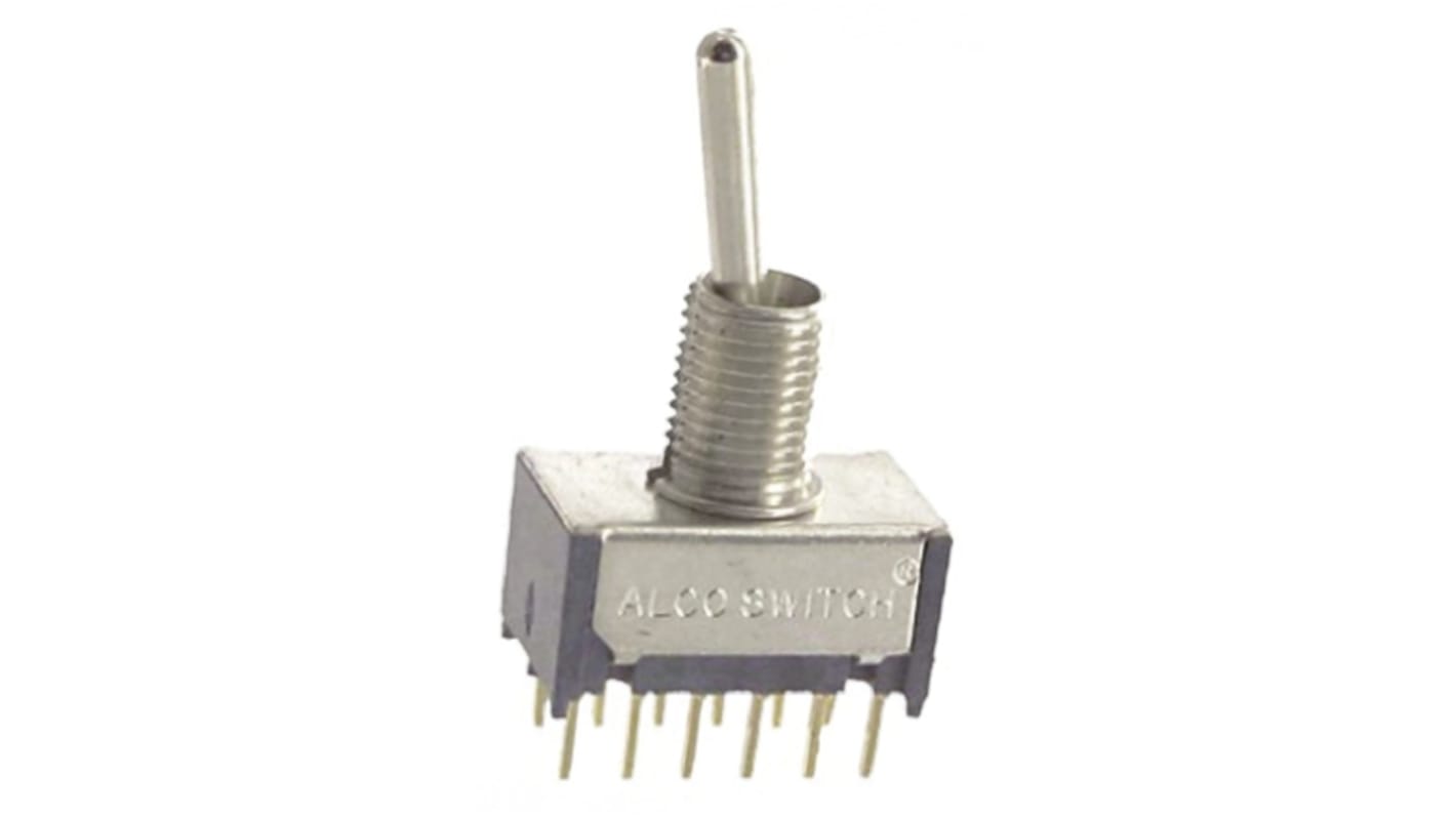 TT41NGPC9T1/4 | TE Connectivity Toggle Switch, PCB Mount, Latching ...