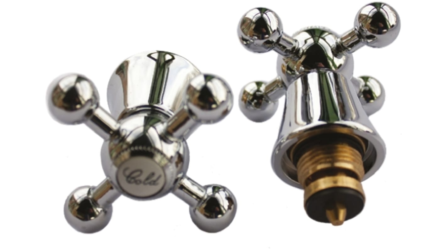 RS PRO Tap Fitting, Classic Cross Head Tap Conversion Kit for use with ...