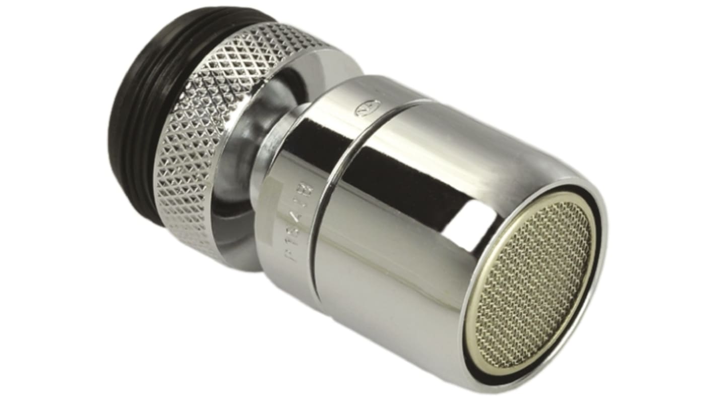 RS PRO Tap Fitting, Swivel Tap Aerator for use with M22 Spout End, M24 ...
