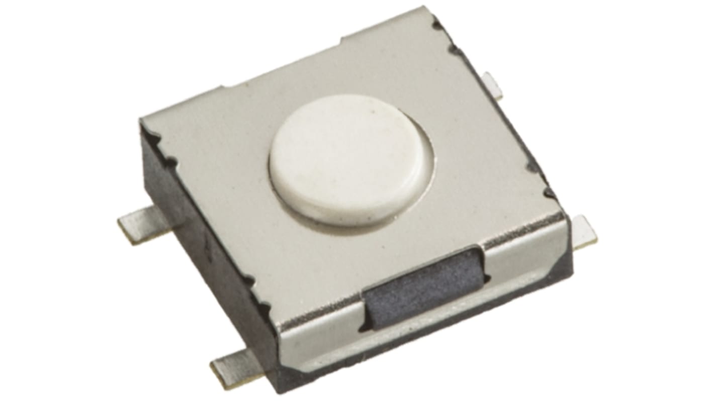 430471031826 | White Tactile Switch, SPST 50 mA @ 12 V dc 1.1mm Surface ...