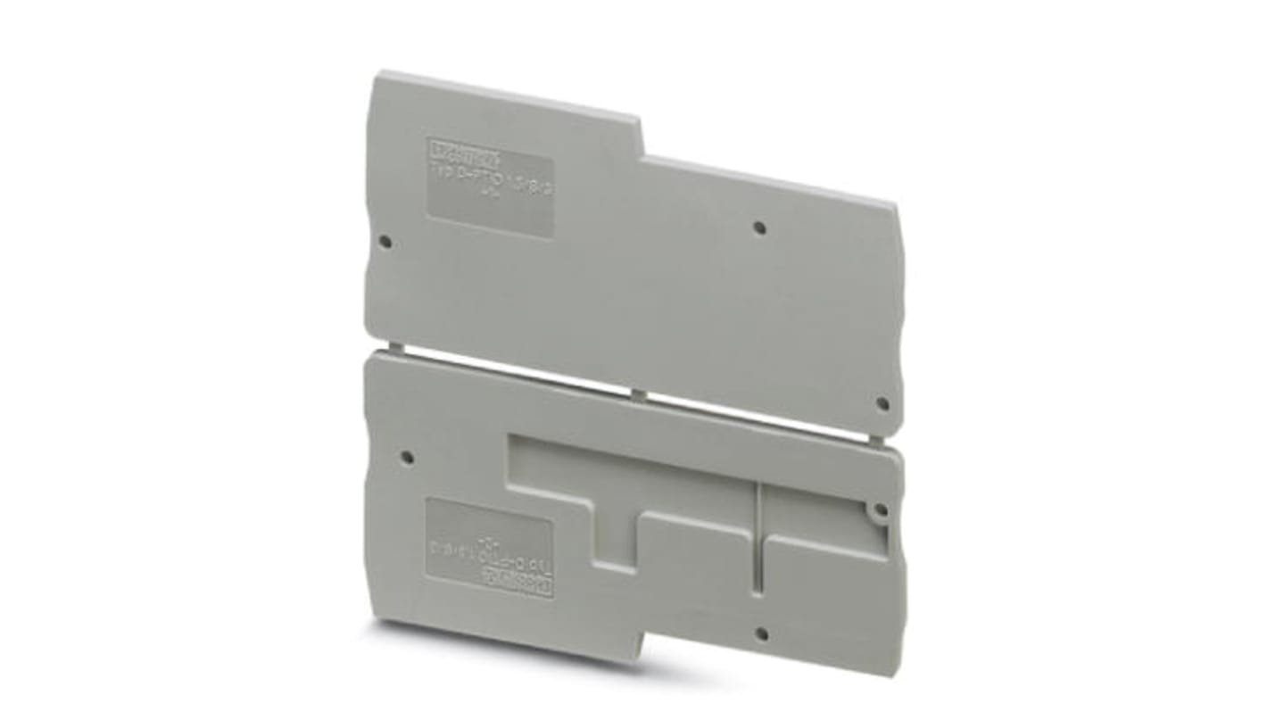 3244575 | Phoenix Contact End Cover for Use with Actuator Terminal ...