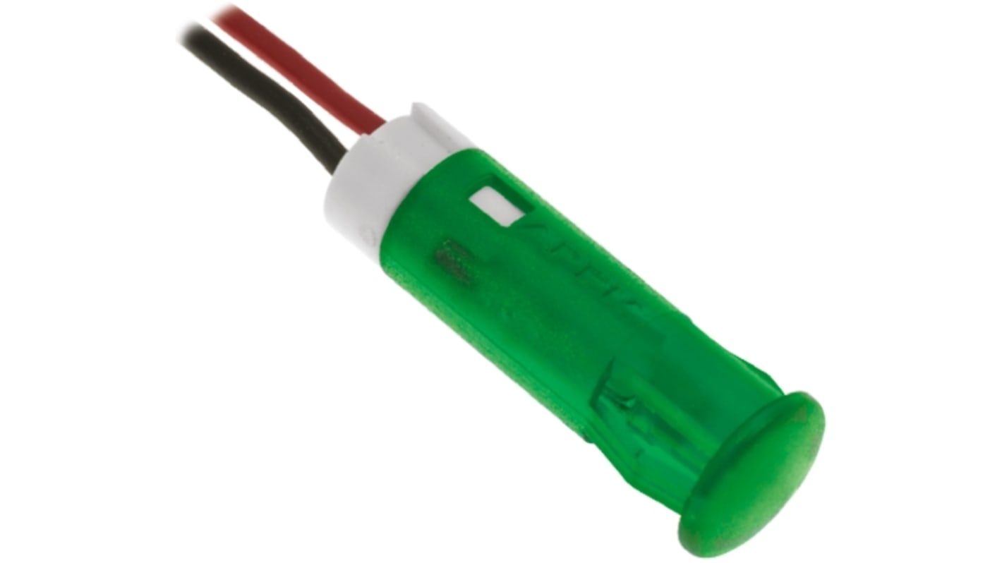 QS103XXHG110 | Apem Green Panel Mount Indicator, 110V ac, 10mm Mounting ...