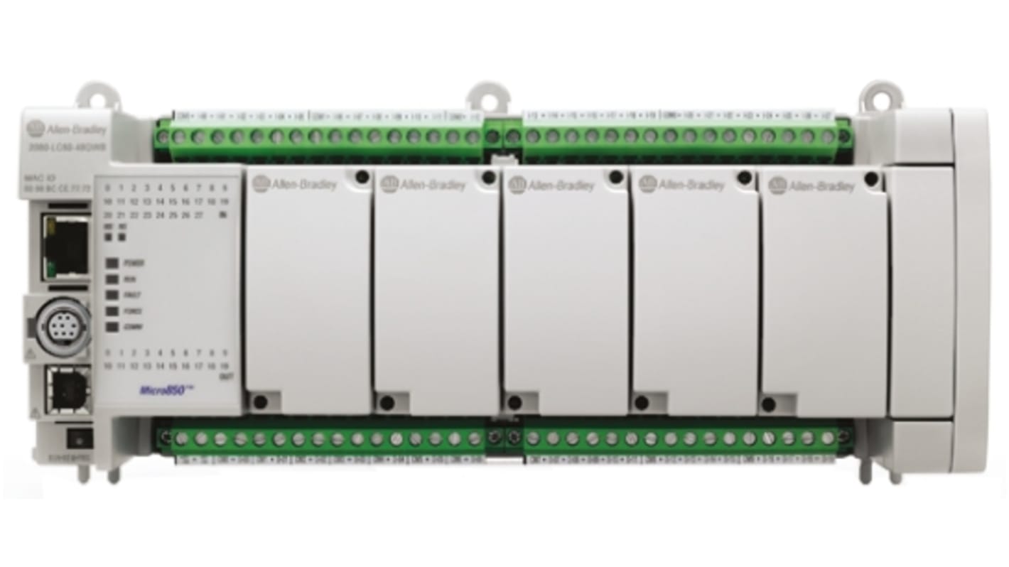 2080-LC50-48AWB | Allen Bradley Micro850 Series PLC CPU for Use with ...