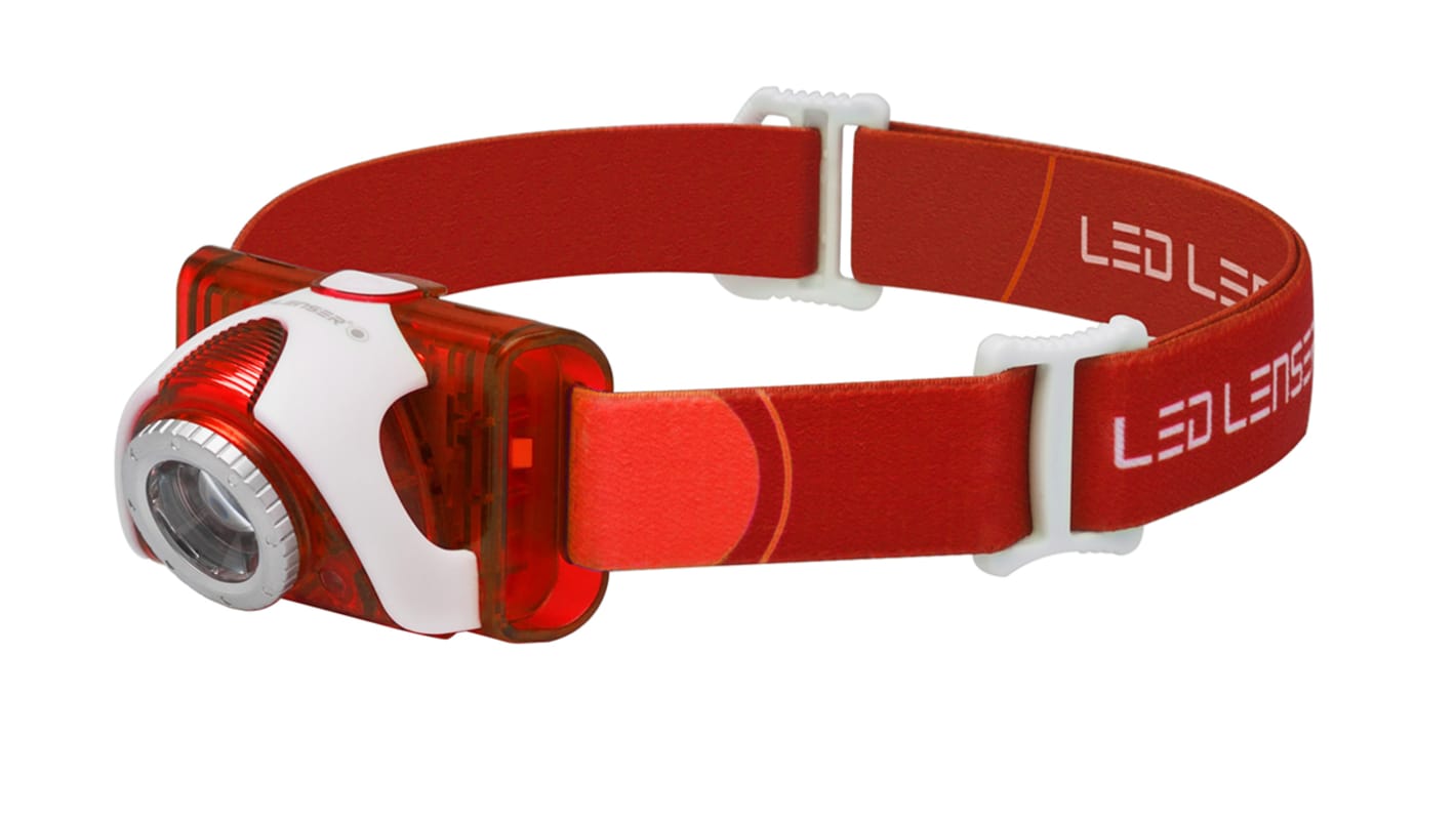 6106 - SEO5 Red | Led Lenser LED Head Torch 180 lm, 120 m Range | RS