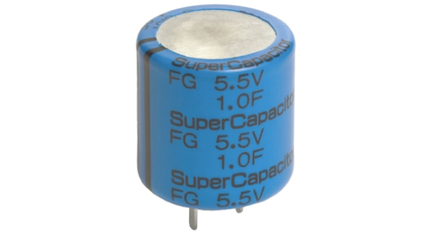 FGH0H105ZF | KEMET 1F Supercapacitor -20 → +80% Tolerance, Supercap FG ...