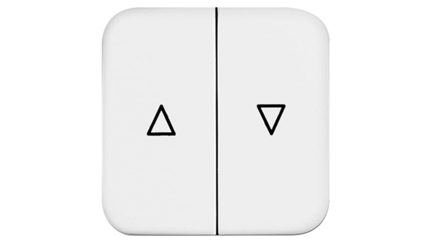 2504-214 | Busch Jaeger - ABB White Light Switch Cover | RS