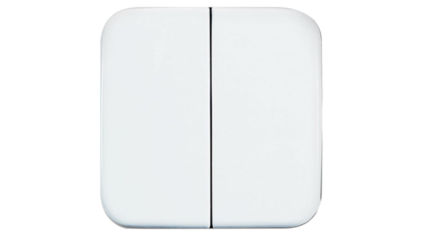 2505-214 | Busch Jaeger - ABB White 2 Gang Light Switch Cover | RS