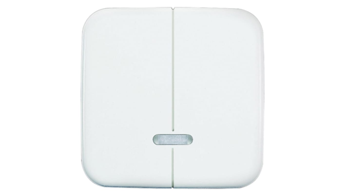6545-214 | Busch Jaeger - ABB White 2 Gang Light Switch Cover | RS