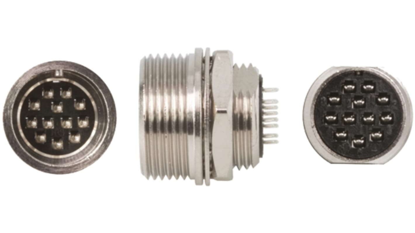 HR10A-10TR-12PE(73) | Hirose Circular Connector, 12 Contacts, Panel Mount, Miniature Connector ...