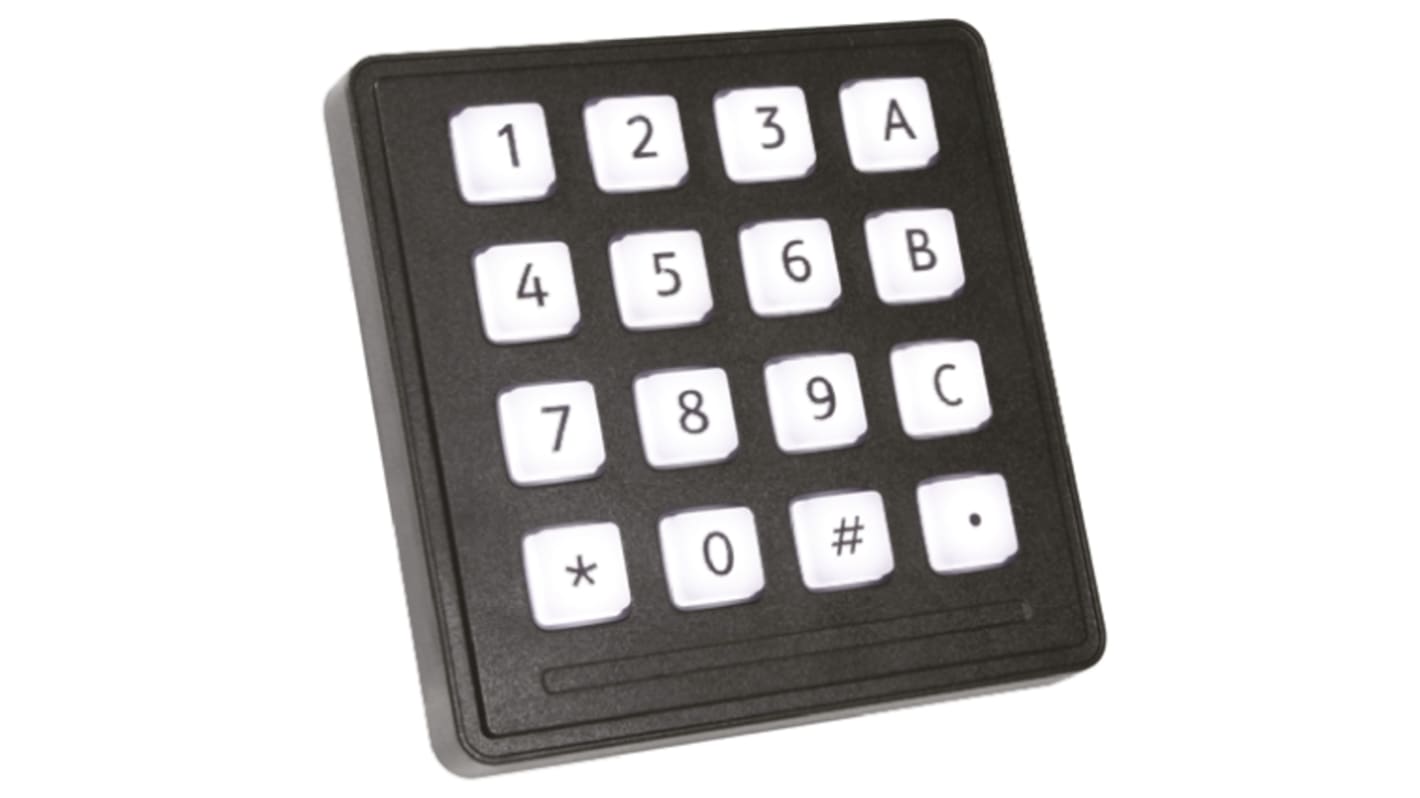 7203-16TW202 | Storm IP65 16 Key Polymer Illuminated Keypad | RS