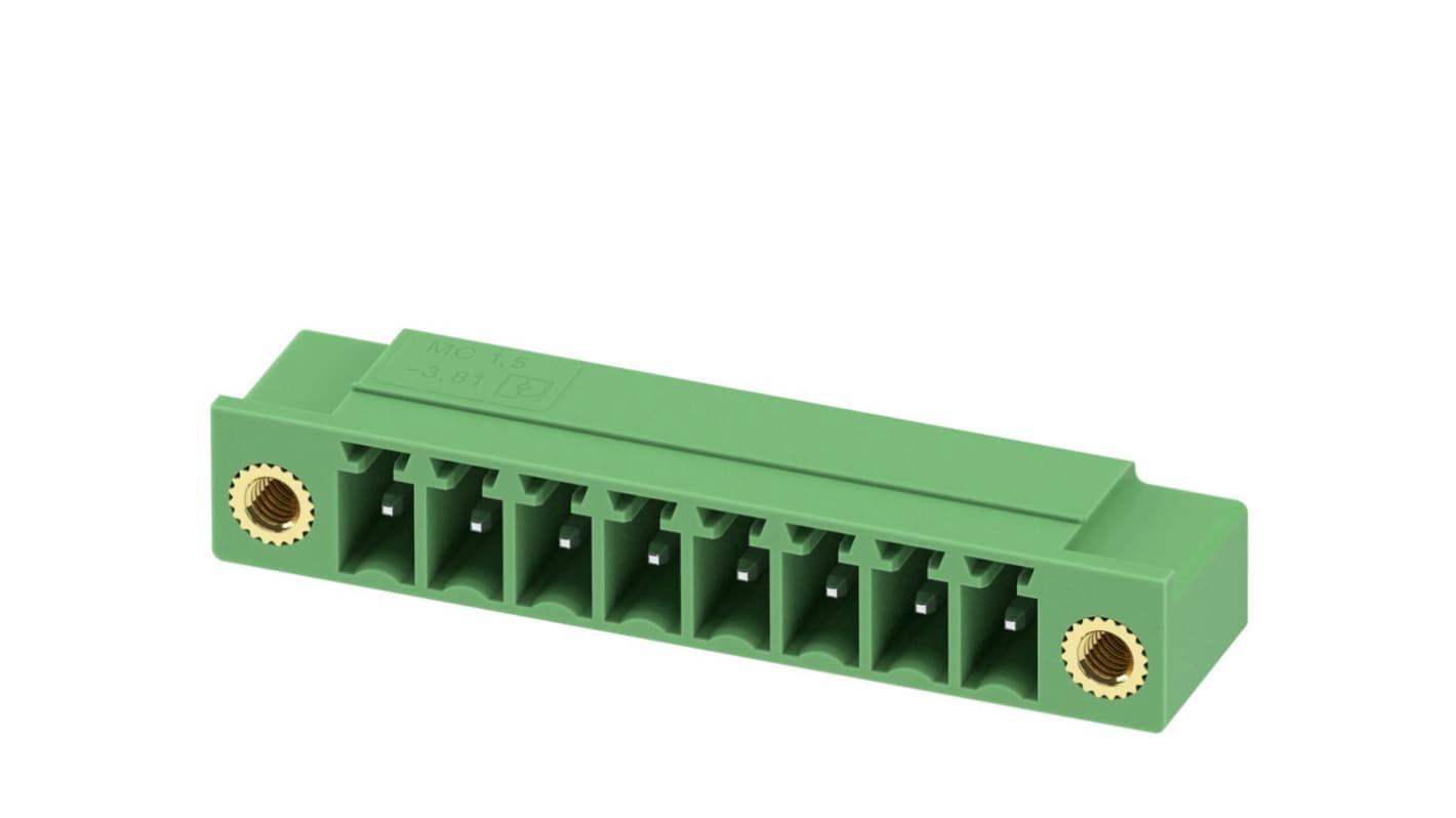 1817615 | Phoenix Contact 3.5mm Pitch 2 Way Right Angle Pluggable ...