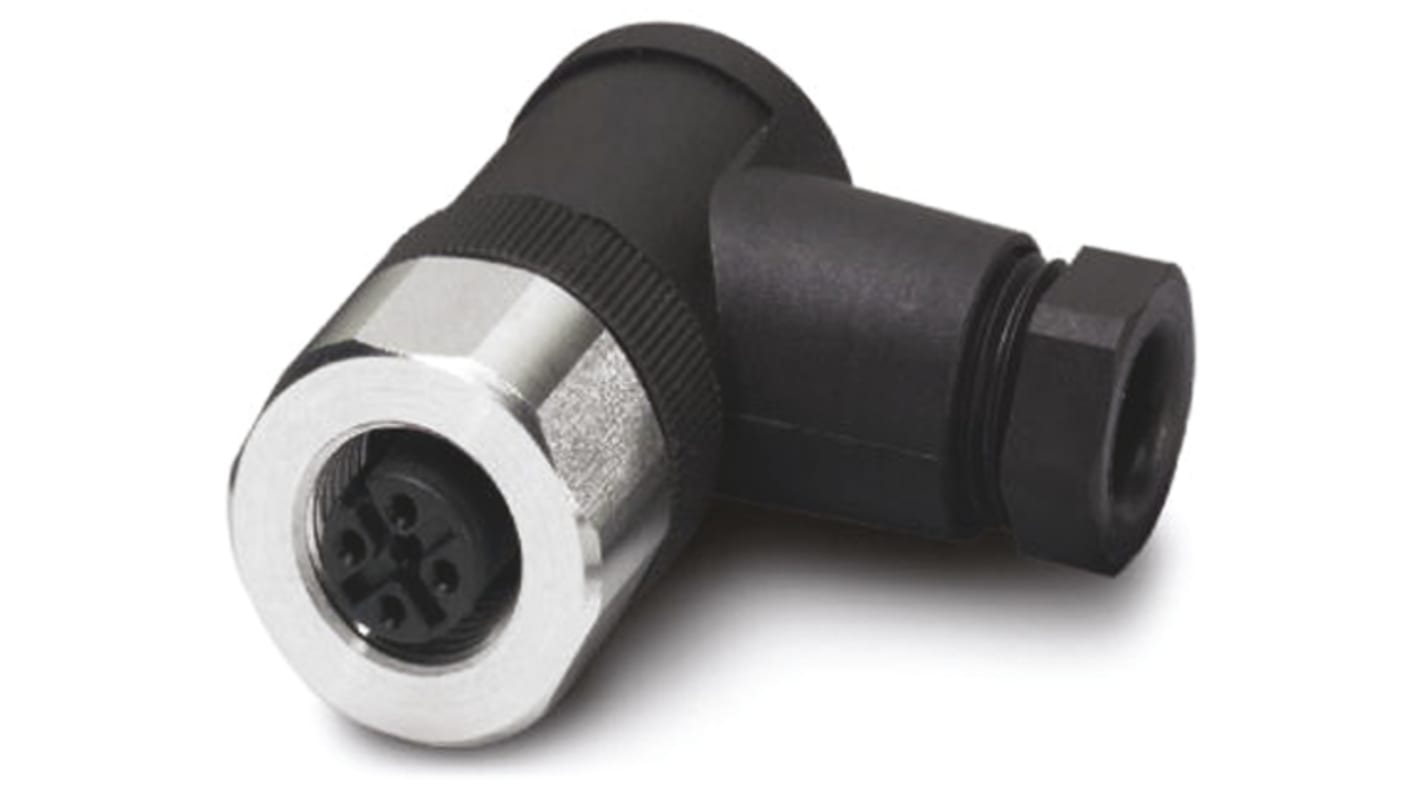 1553284 | Phoenix Contact Circular Connector, 4 Contacts, Cable Mount ...