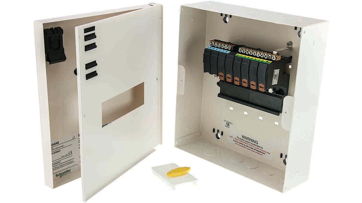 SEA9AN10 | Schneider Electric Acti 9 1 Phase Distribution Board, 10 Way ...
