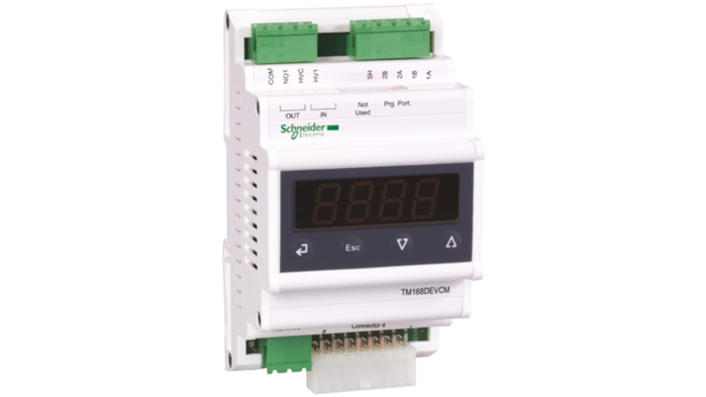 TM168DEVCM | Schneider Electric TM168 PLC I/O Module - 1 Inputs, 1 ...