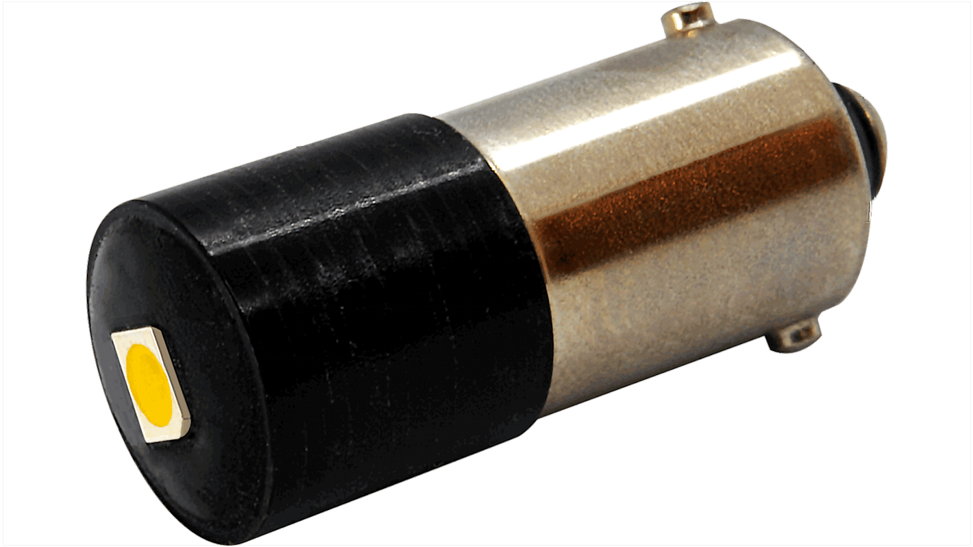 ELED/BA9S/YW | Oxley Yellow LED Indicator Lamp, 12-60V ac/dc, BA9s Base ...