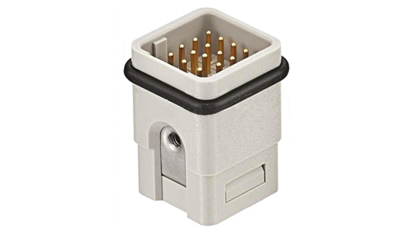 09120213001 | HARTING Heavy Duty Power Connector Insert, 6.5A, Male ...