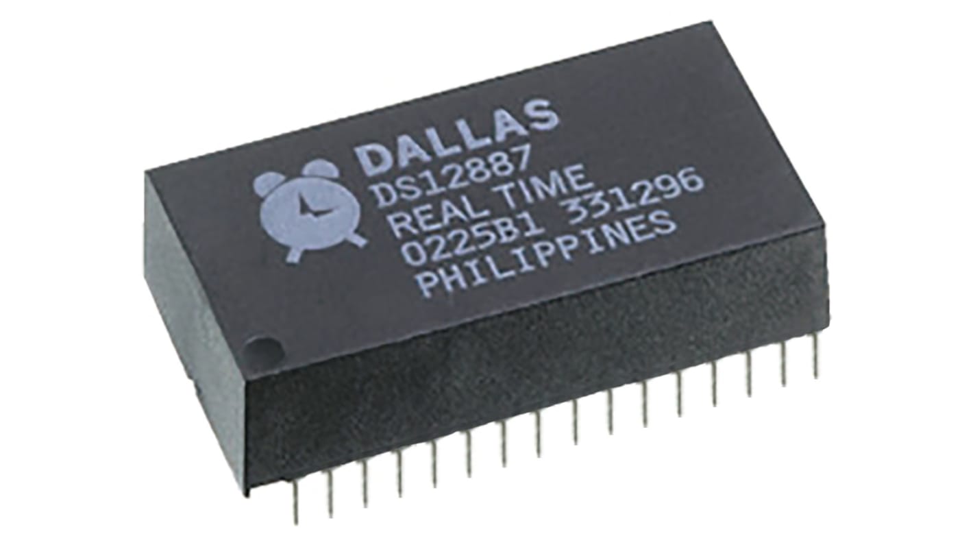 Maxim Integrated DS1248Y-70+, Real Time Clock (RTC), 128 x 8bit RAM ...
