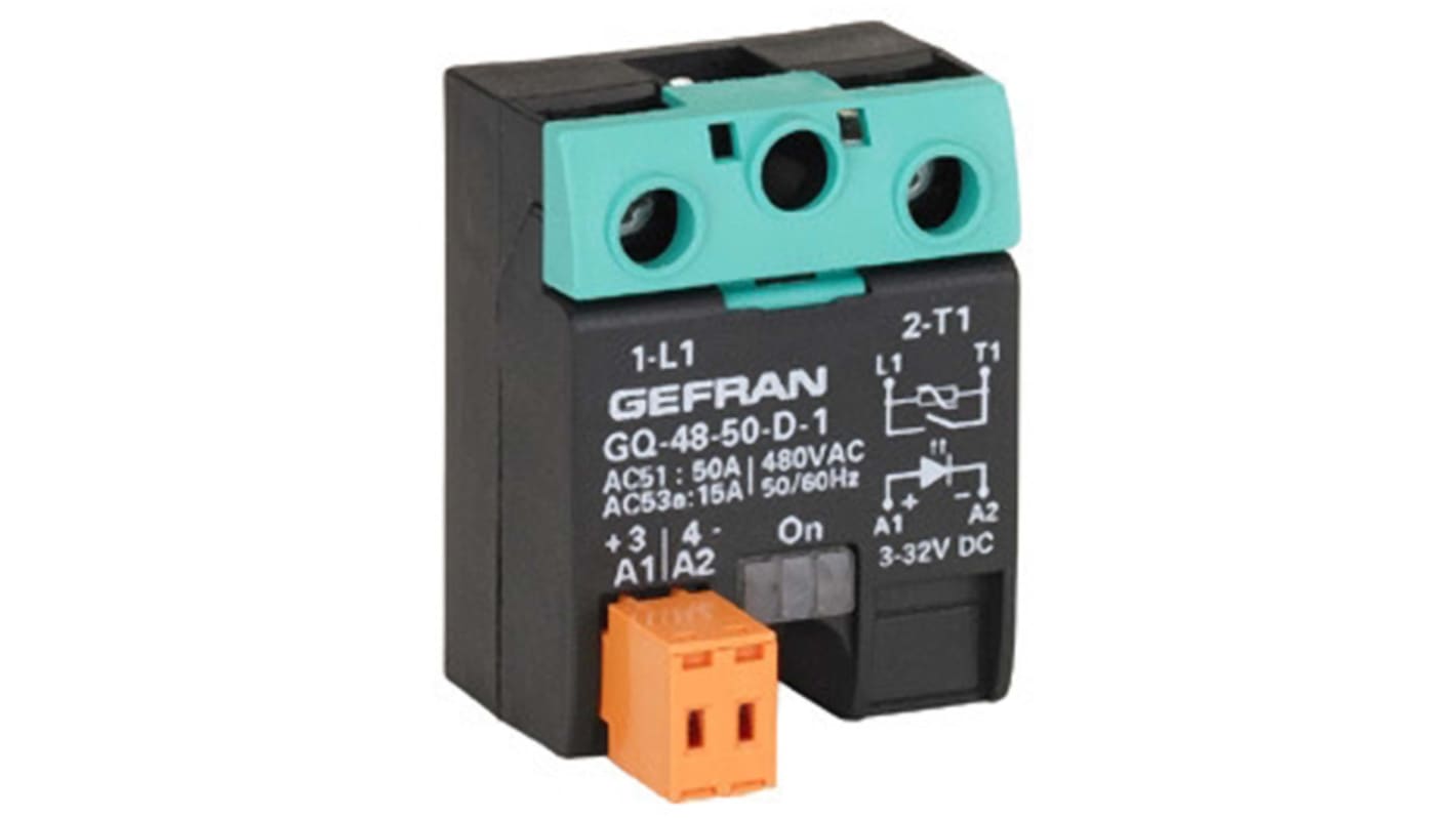 GQ-50-24-A-1-1 (230V/50A) | Gefran GQ Series Solid State Relay, 50 A ...