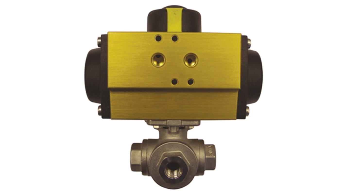 RS PRO Pneumatic Actuated Valve 1in, 1000 psi | RS