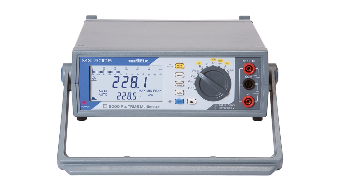 MX5006 | Metrix MX 5006 Bench Digital Multimeter, True RMS, 20A ac Max ...