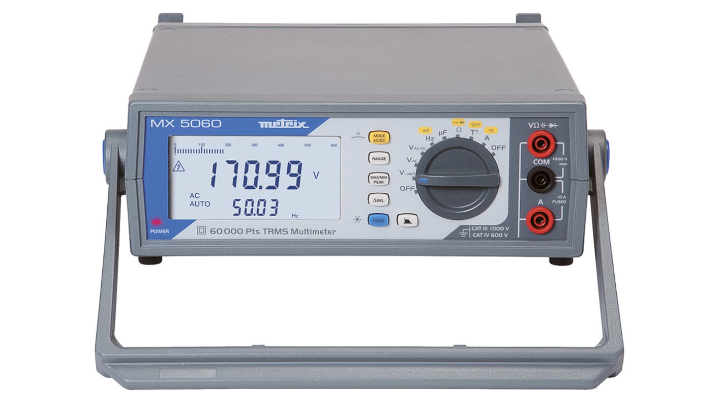 MX5060 | Metrix MX 5060 Bench Digital Multimeter, True RMS, 10A ac Max ...