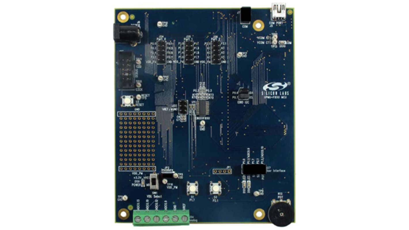 Silicon Labs Microcontroller Development Kit C8051F850-B-DK | RS