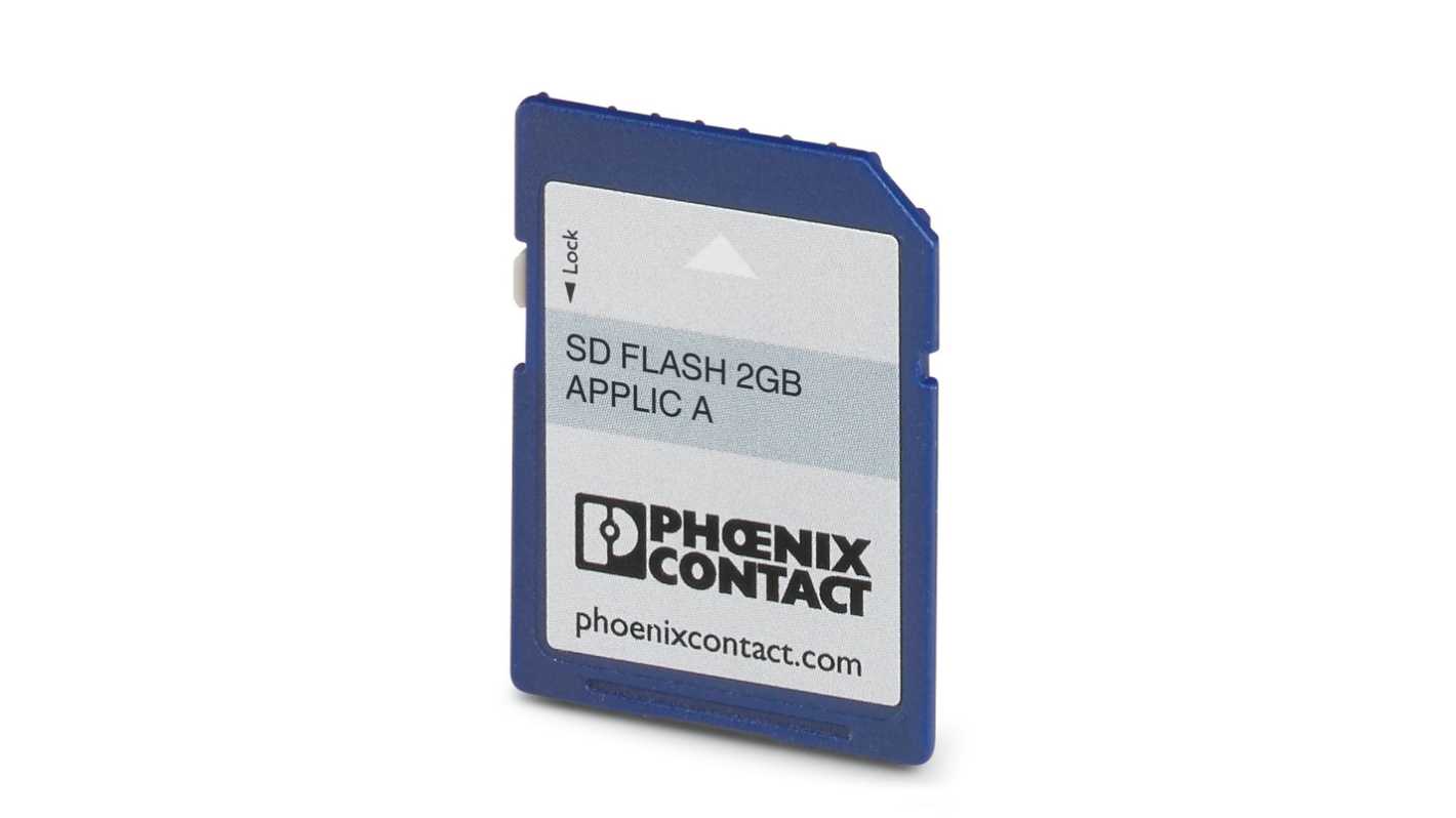 2988162 | Phoenix Contact SD FLASH 2GB Series SD Card | RS