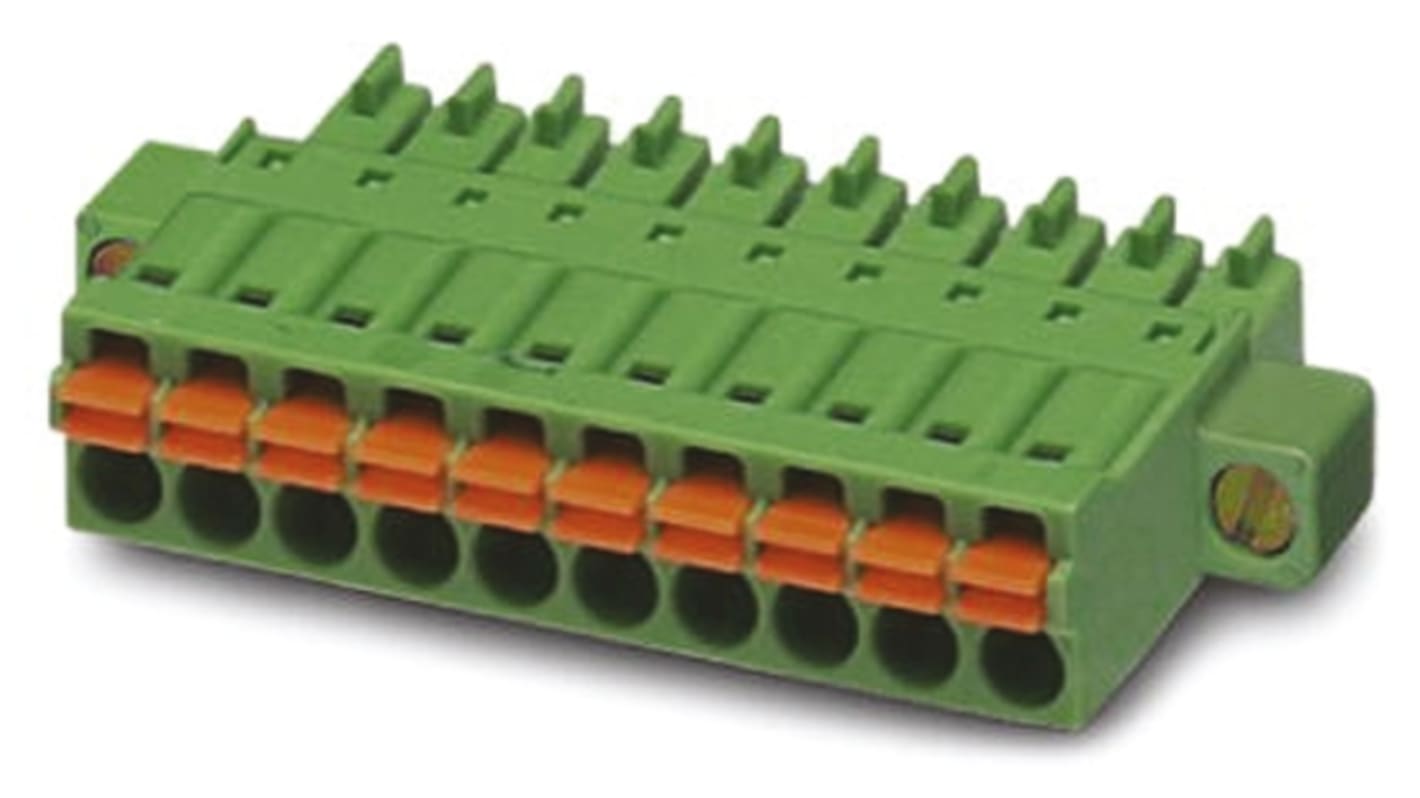 1748367 | Phoenix Contact 3.81mm Pitch 3 Way Pluggable Terminal Block ...