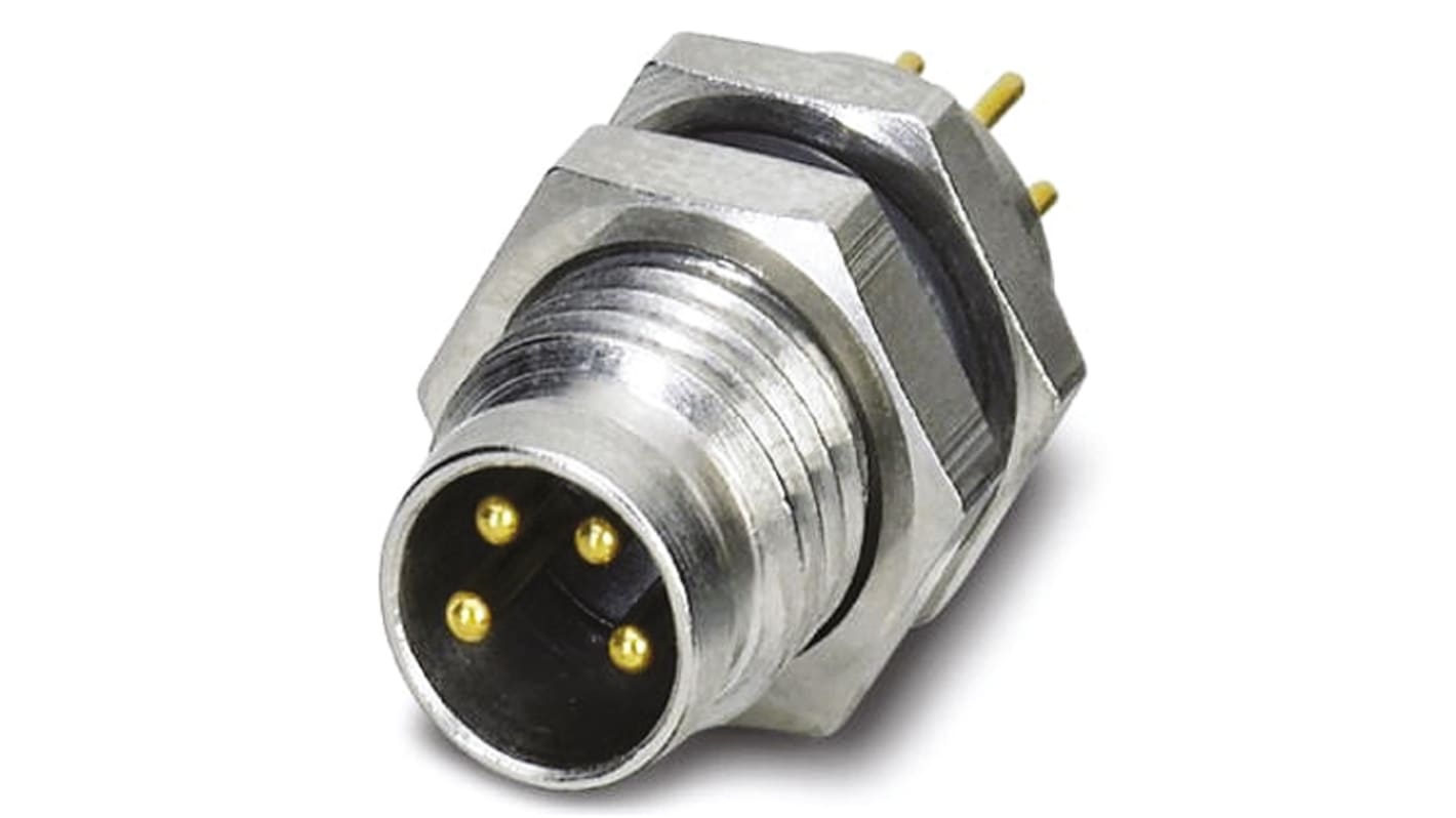 1694347 | Phoenix Contact Circular Connector, 4 Contacts, Bulkhead ...