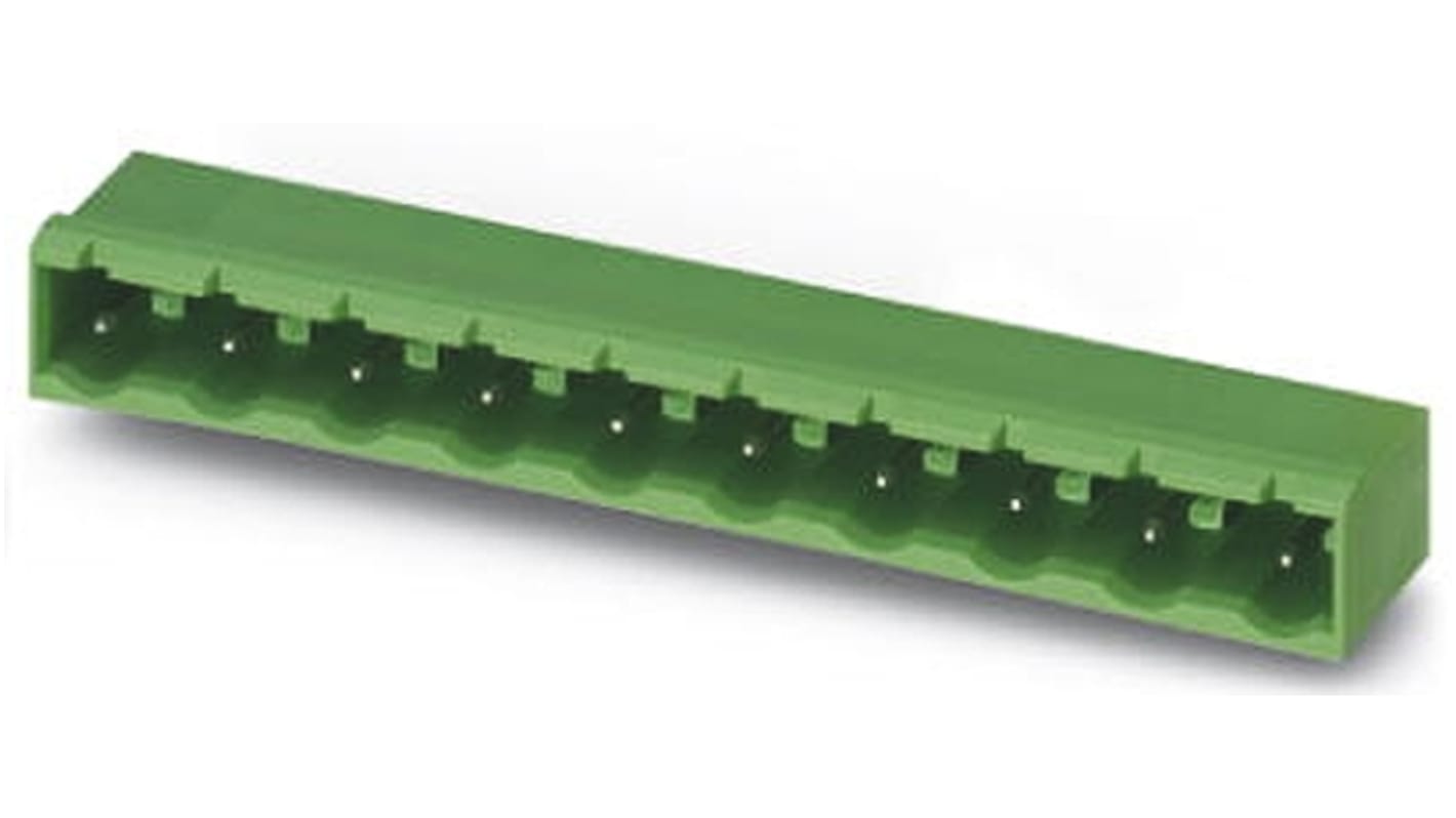 1766369 | Phoenix Contact 7.5mm Pitch 4 Way Right Angle Pluggable ...