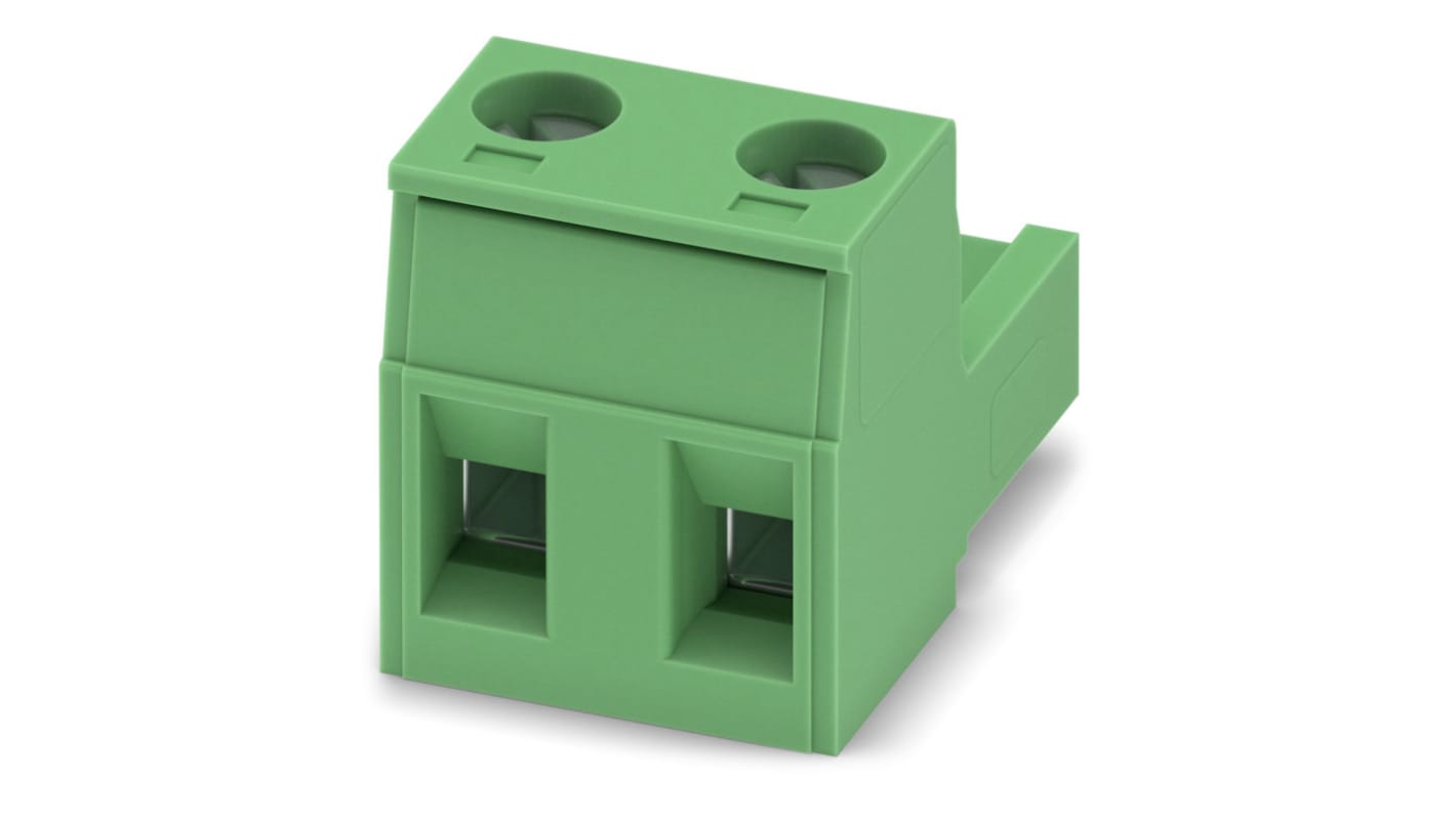 1766880 | Phoenix Contact 7.5mm Pitch 2 Way Pluggable Terminal Block ...