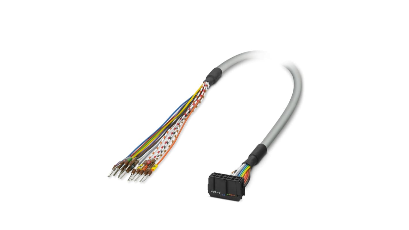 2305279 | Cordon assemblé Phoenix Contact CABLE-FLK14/OE/0.14/200 | RS