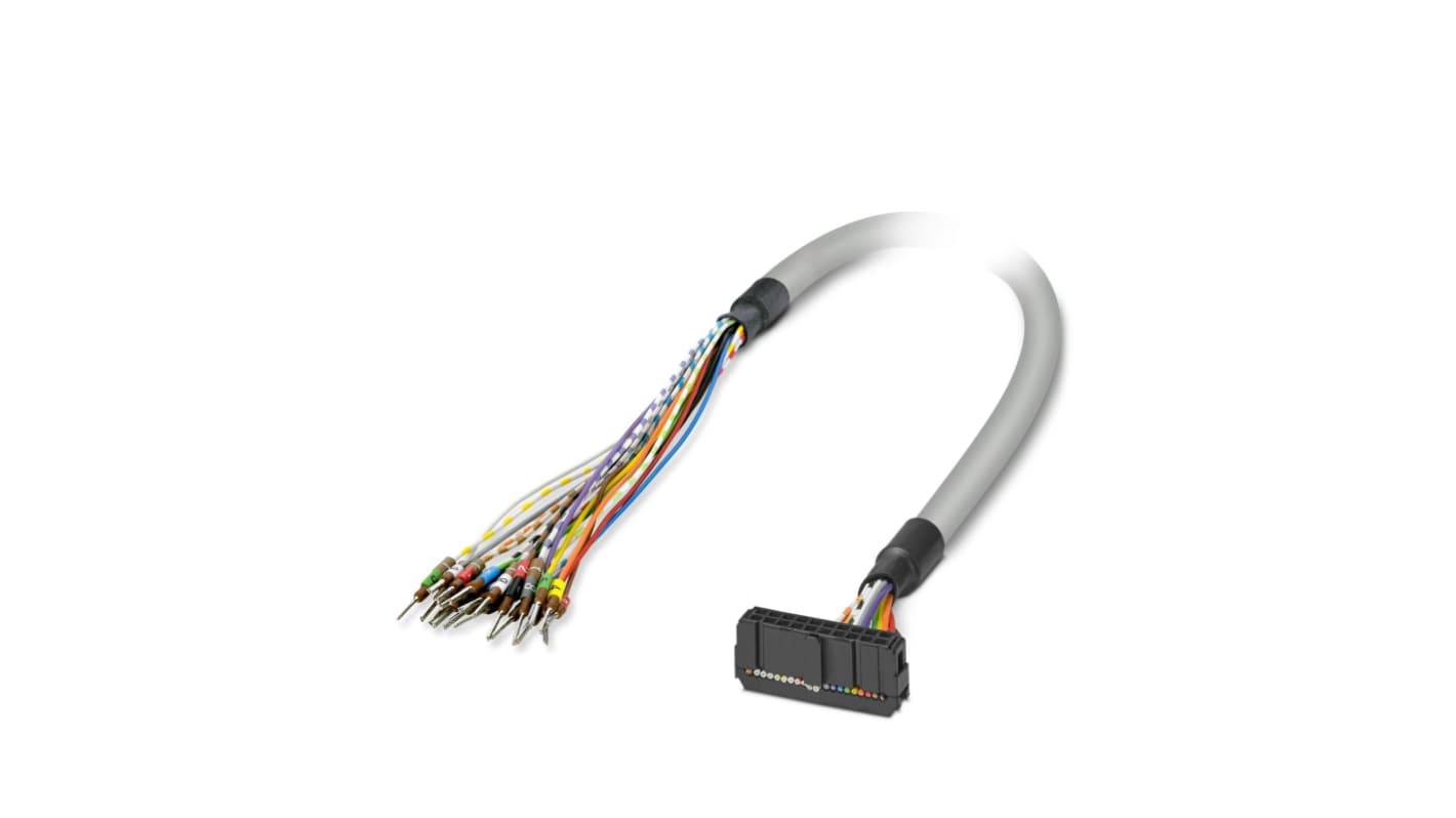 2305321 | Cordon assemblé Phoenix Contact CABLE-FLK20/OE/0.14/200 | RS