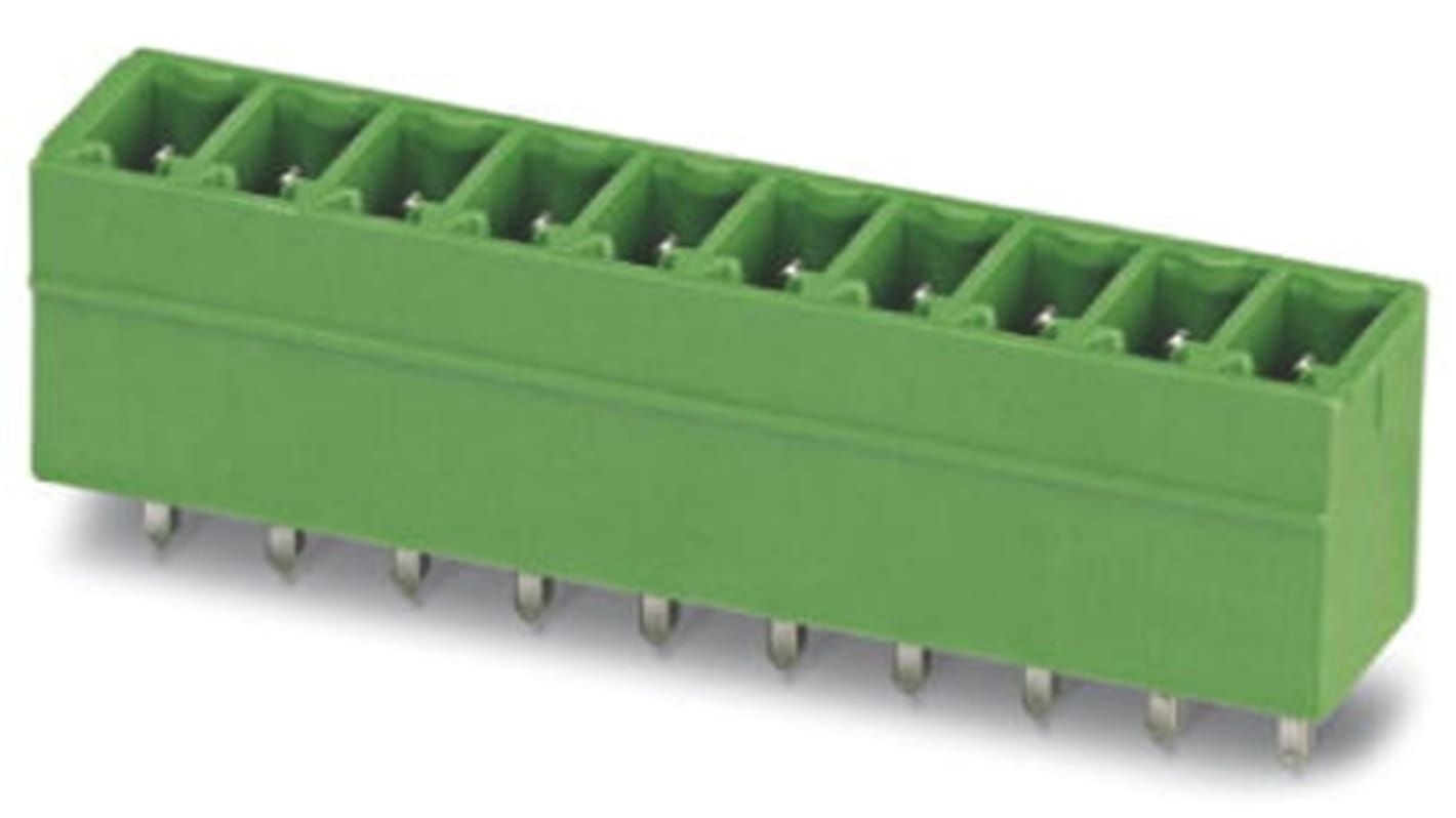 1803510 | Phoenix Contact 3.81mm Pitch 11 Way Pluggable Terminal Block ...