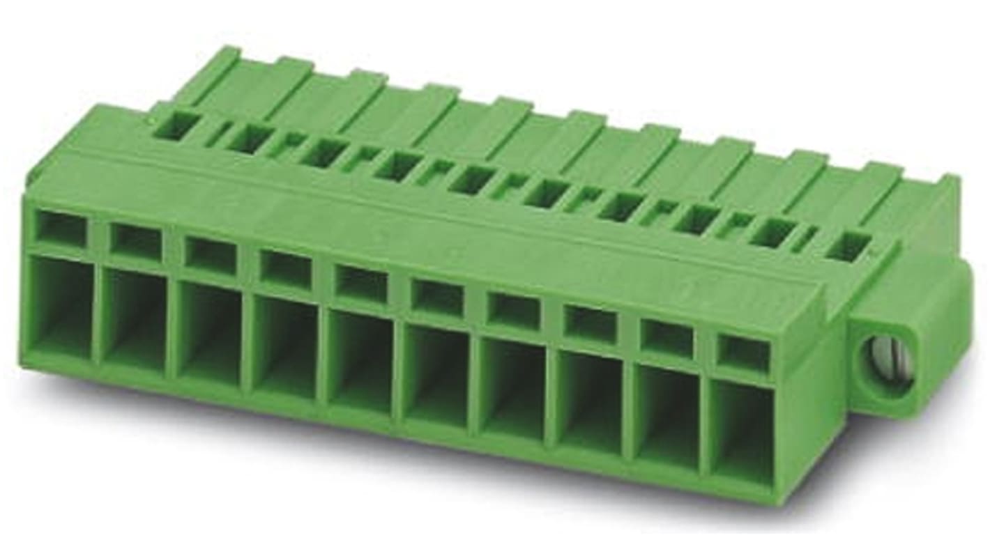 1809747 | Phoenix Contact 5.08mm Pitch 3 Way Pluggable Terminal Block ...